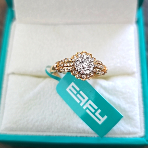 Effy | Jewelry | Effy 4k Gold Diamond Ring | Poshmark